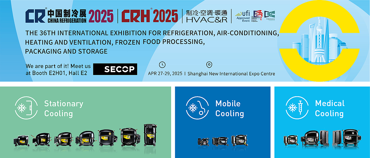 Secop at China Refrigeration 2025 | Secop